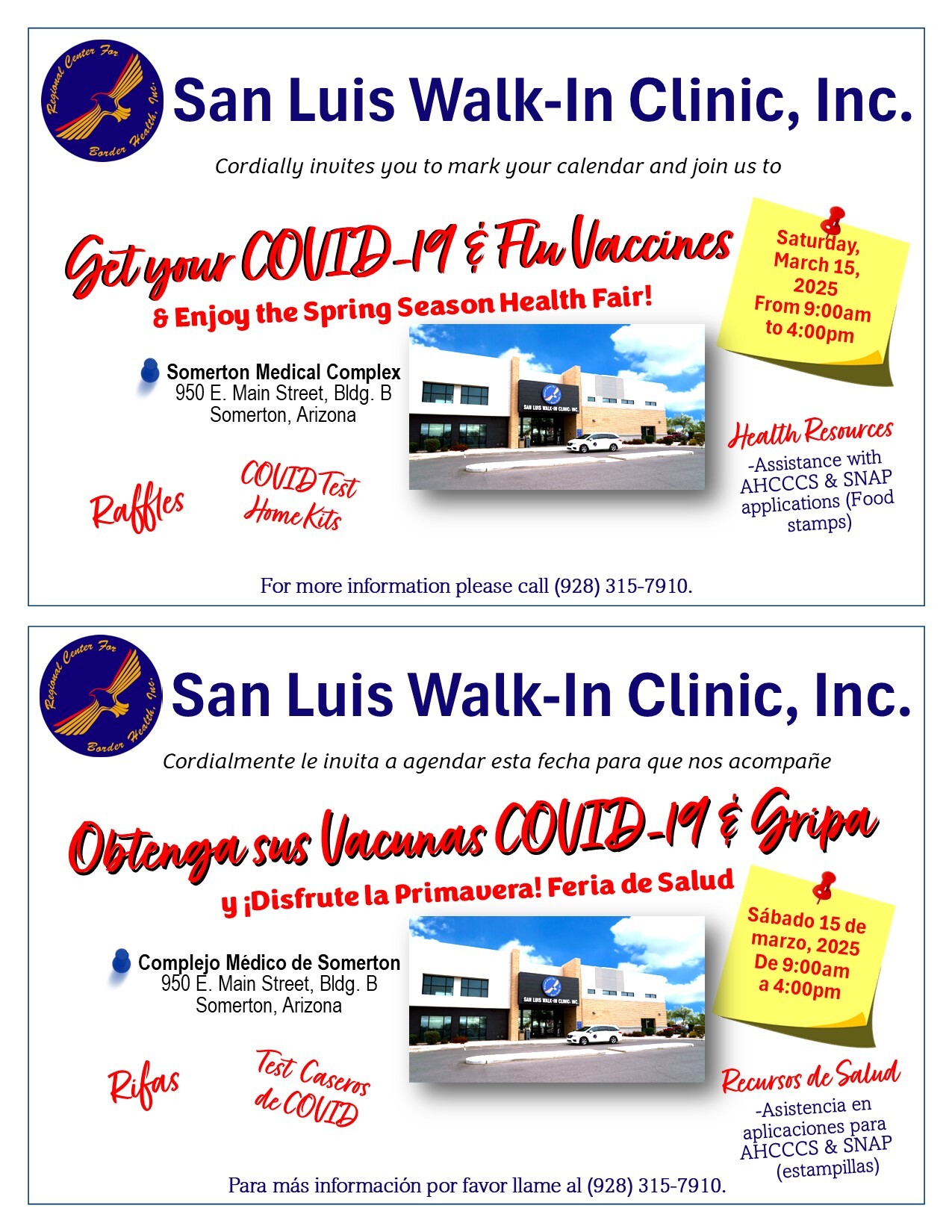 SLWIC to celebrate "Get your COVID-19 & Flu Vaccines Health Fair" - San ...